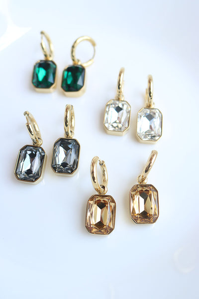 Stone Octa Hoop Drops – zahana