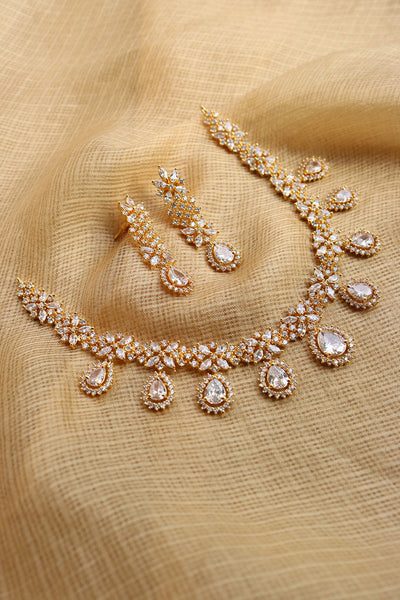 AD Gold Base Grid Tear Drop Set – zahana